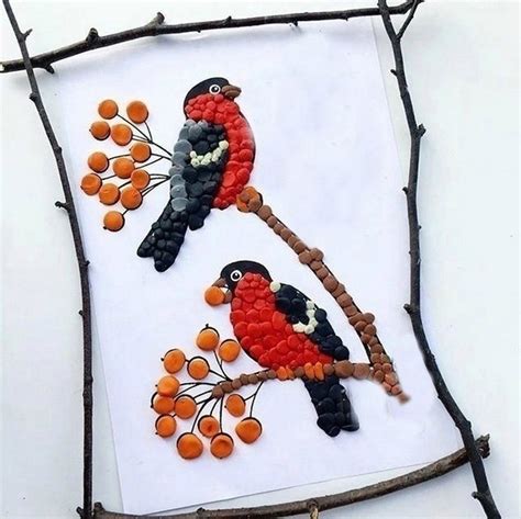 Поделки ко Дню снегиря 9 января шаблоны БЕСЕДКА Детский сад ВКонтакте