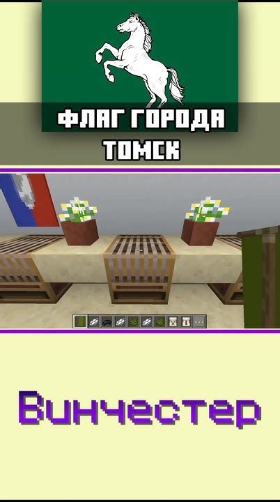 Как сделать флаг ТОМСКА в Майнкрафте Shorts Minecraft Youtube
