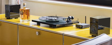 Pro Ject T1 Evo Bt Turntable With Om10 Cartridge Walnut Electronics