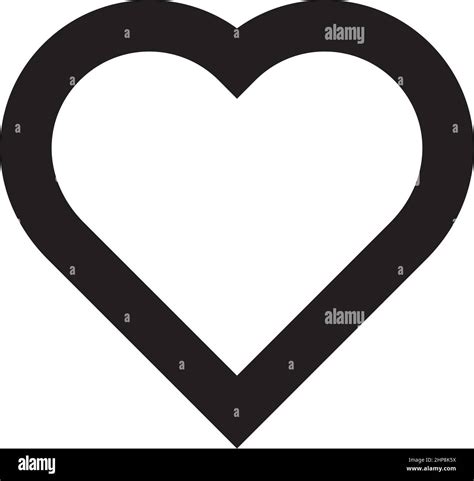 Heart Shape Icon Vector Symbol For Creative Graphic Design Ui Element In A Pictogram