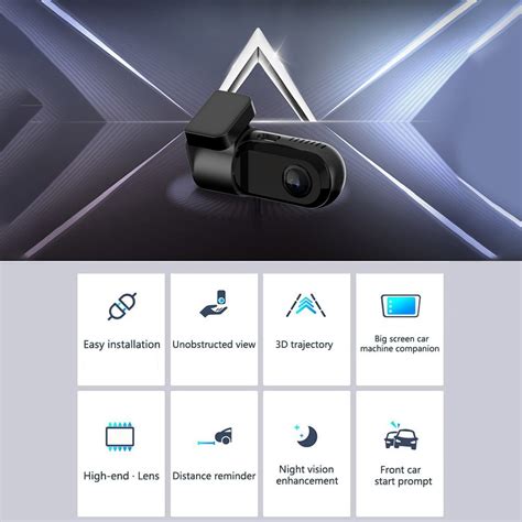 Adas Auto Dvr Camera Hd 720P Dash Camera Usb Loop Record Car Recorder ...