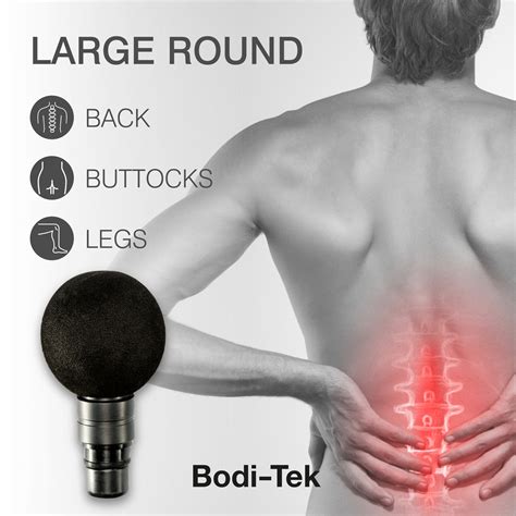 Large Round Attachment For Deep Tissue Sports Massager Bodi Tek