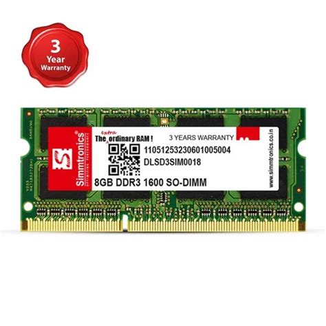 DDR SDRAM Simmtronics GB RAM DDR Laptop Single Channel At Piece In Gurugram