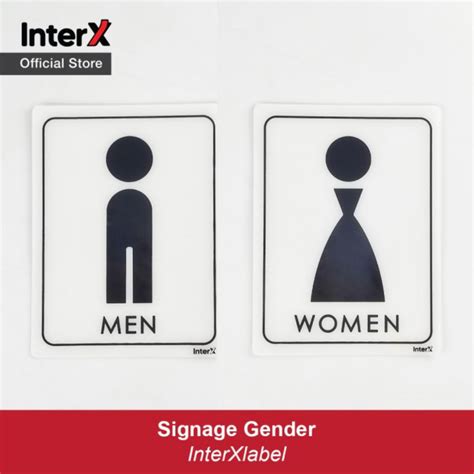 Sign Label Gender Male Or Female Interxlabel Shopee Philippines
