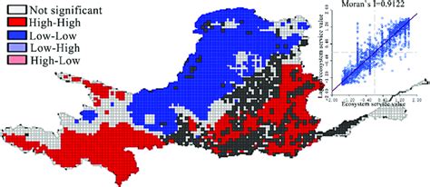 Spatial Autocorrelation Distribution Of Grassland Ecosystem Service Download Scientific Diagram