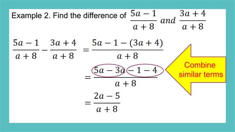 Addition And Subtraction Of Rational Pptx