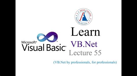 Vb Net Lecture 55connect To Databasedatagridviewoledbconnectionoledbdataadapter