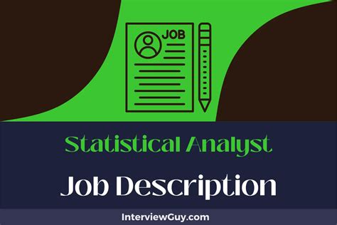 Statistical Analyst Job Description [updated For 2025]