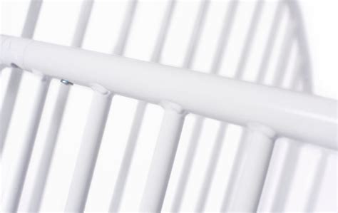 Foundations® Pinnacle™ Compact Steel Folding Crib White With 4 Foam