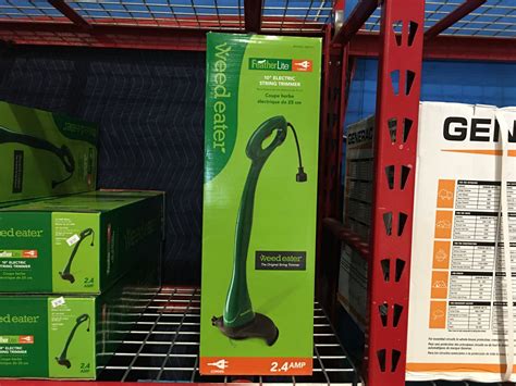 Weedeater Featherlite Corded 10 Electric String Trimmer 2 4 Amp Motor 10 Cut Path Built In