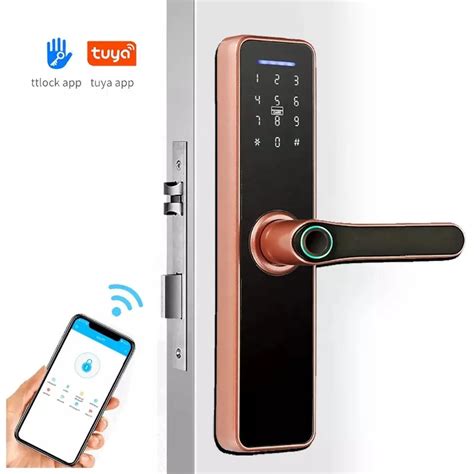 Digital Password Security Biometric Fingerprint Door Mortise Lock
