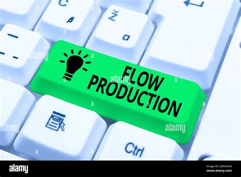 Handwriting Text Flow Production Conceptual Photo Items Are Produced