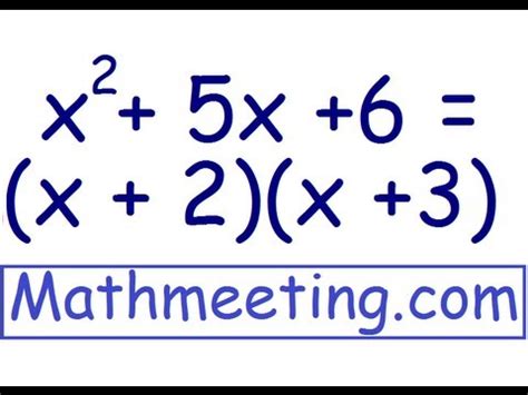 Factoring Trinomials YouTube Factoring Trinomials YouTube
