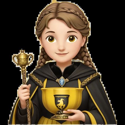Helga Hufflepuffthe Hogwarts Founder Of Hufflepuffbrown Haired