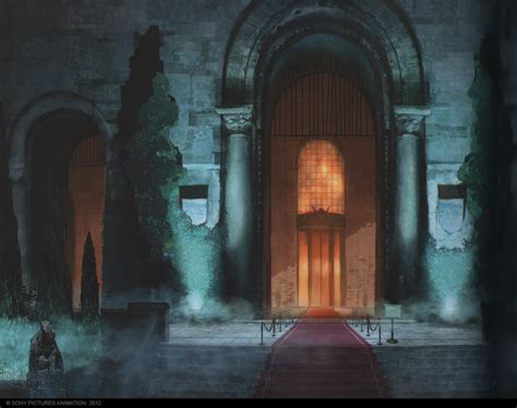 Living Lines Library Hotel Transylvania 2012 Visual Development