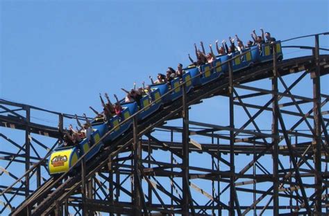 The Grizzly Roller Coaster At Californias Great America Great