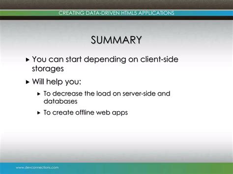 Creating Data Driven Html5 Applications Pptx