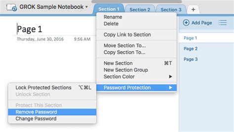 How To Password Protect OneNote App Sections And Notebooks