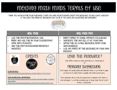 Subtraction Using Tens Frames By Molding Math Minds Tpt