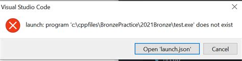 Launch Program Does Not Exist Vscode Giải Quyết Lỗi Cấu Hình Để Phát