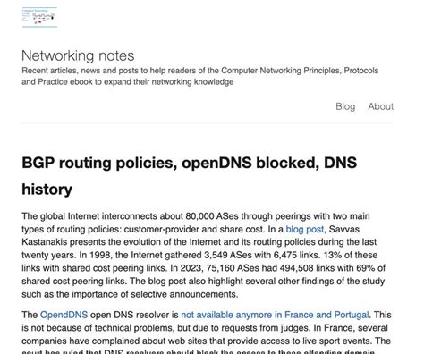 Olivier Bonaventure On Linkedin On Networking Notes This Week Bgp Routing Policies Opendns