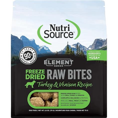 Nutrisource Element Series Raw Bites Turkey And Venison Freeze Dried