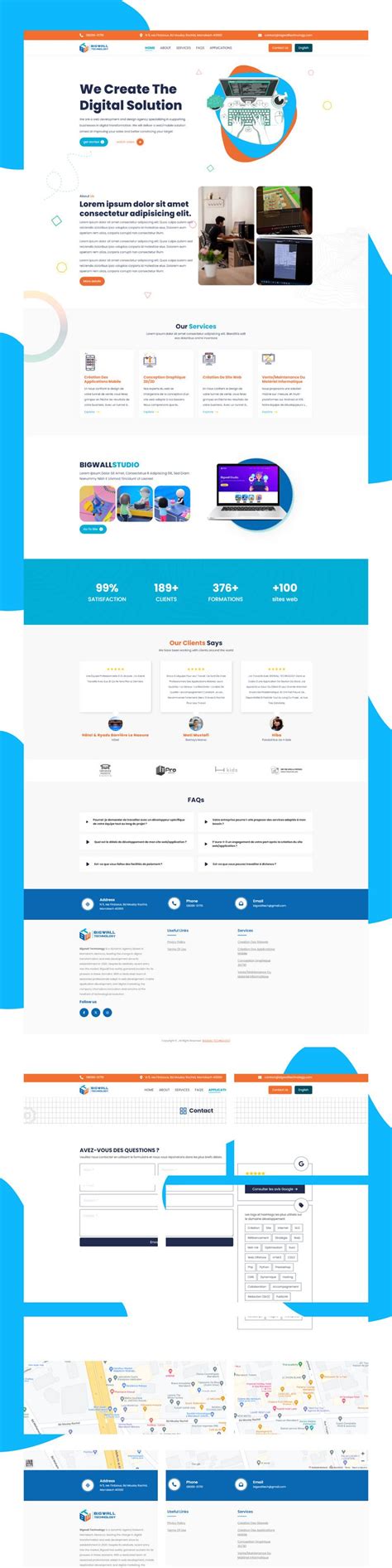 Bigwalltech Agency It Reactjs Bootstrap Website Template Codemarket