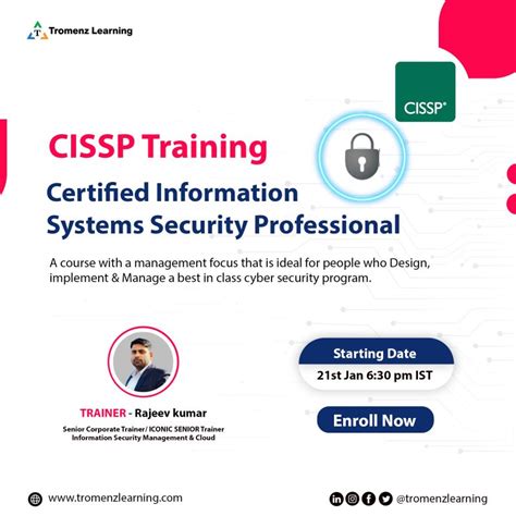 Tromenz Learning On Linkedin Cissp Cissptraining Certified