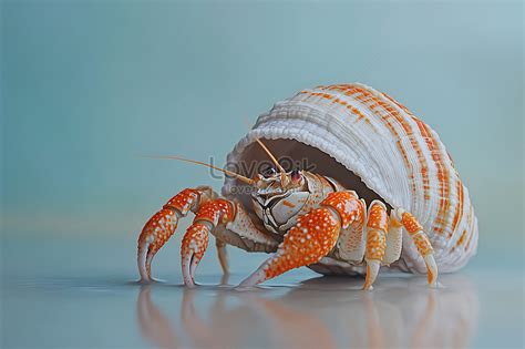 해변을 산책하는 소라게 사진 무료 다운로드 Lovepik