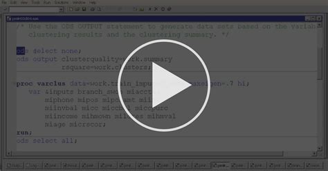 demo reducing redundancy by clustering variables preparing the input