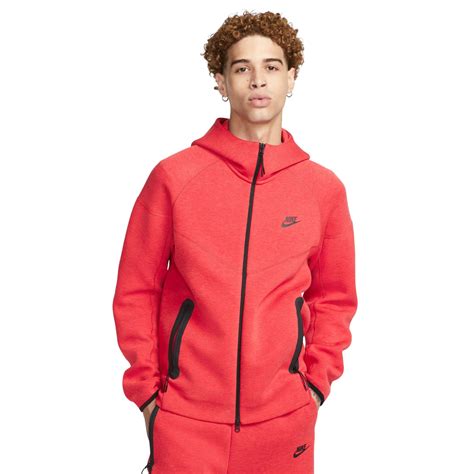 Nike Tech Fleece Vest Sportswear Melange Red Black Knvbshopnl