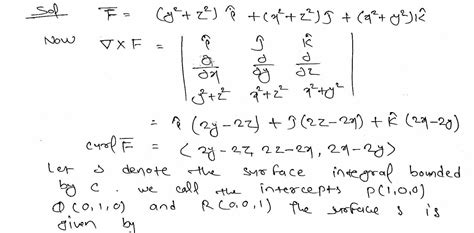[solved] 1 use the surface integral in stokes theorem to calculate