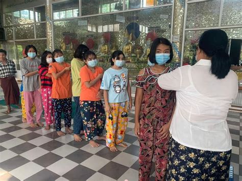 အောင်မြေသာစံမြို့နယ်တွင် အသက် ၁၅ နှစ်နှင့် ၁၈ နှစ်ကြားရှိ ပြည်သူများအား ကိုဗစ် ၁၉ ကာကွယ်ဆေး