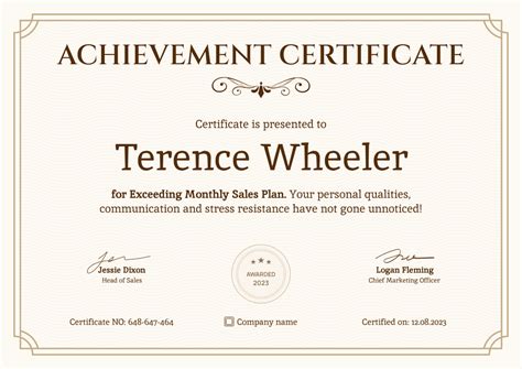 Academic Certificate Templates Free To Download Certifier