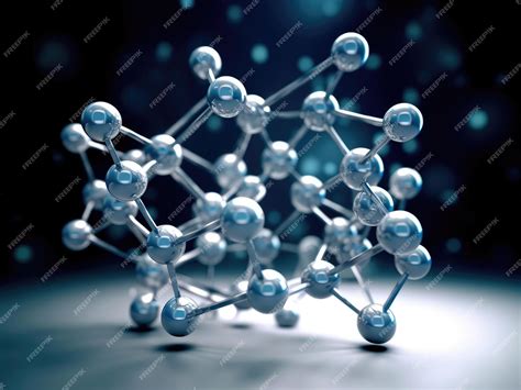 Premium Photo Abstract Atom Structure For Science And Medicine