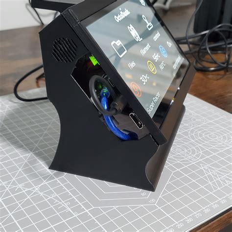 Stand For 7 Inch Touchscreen And Raspberry Pi Da Tripod Tech Scarica Il Modello STL Gratuito