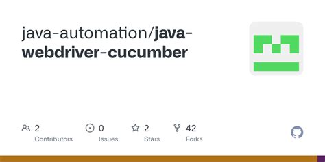 GitHub Java Automation Java Webdriver Cucumber