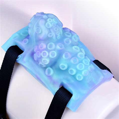 Strap On Tentacle Fantasy Foreplay Grinder Sex Toy Clitoral Stimulator Glow Soft