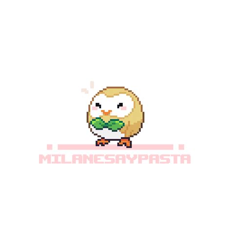 A Tiny Rowlet Appeared R Pixelart