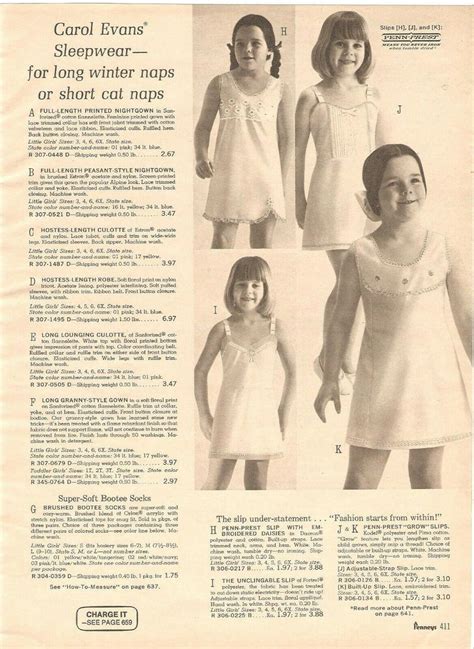 60s Vintage Catalog Girls Panties Sleepwear Photo Pages Ads Clippings