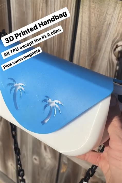 Stl File Handbag With Shoulder Strap And Magnetic Flap・3d Printing