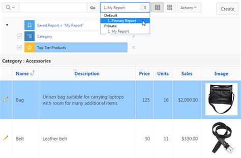 Building And Customizing An Interactive Report In Oracle Application