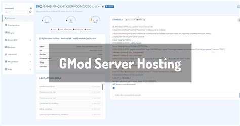 gmod garry s mod server hosting free trial