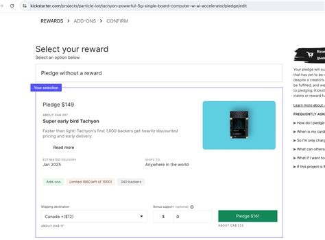 Announcing Tachyon Particles First Ever Single Board Computer Tachyon Particle