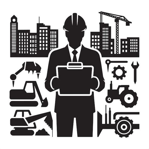 Civil Engineer Vector Premium Ai Generated Vector