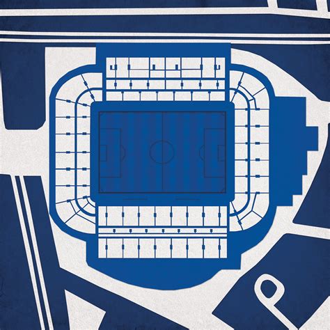 Stamford Bridge Map Art City Prints