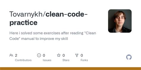 Github Tovarnykh Clean Code Practice Here I Solved Some Exercises After Reading Clean Code