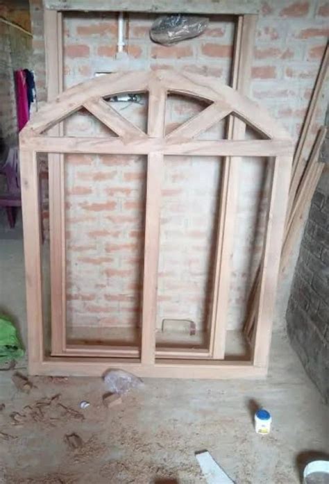 Brown Arch Solid Wood Window Frames Dimensionsize 4feeth At Rs 160