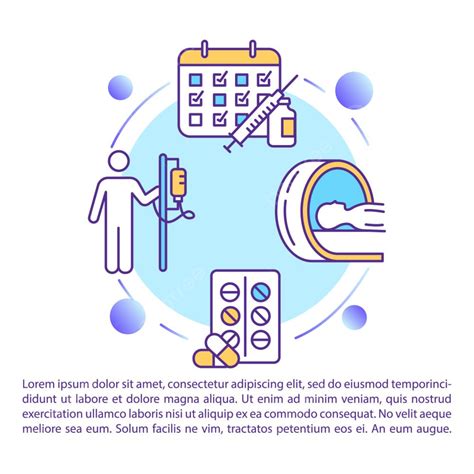 Cancer Treatment Concept Icon With Text Brochure Template Download On