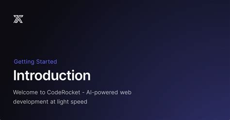 Introduction Coderocket Documentation